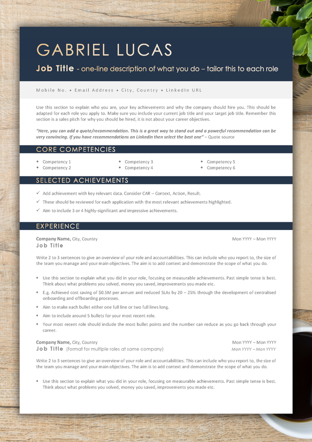 Bold CV Template Cover Letter Gold Slate bold-cv-template-cover-letter-gold-slate